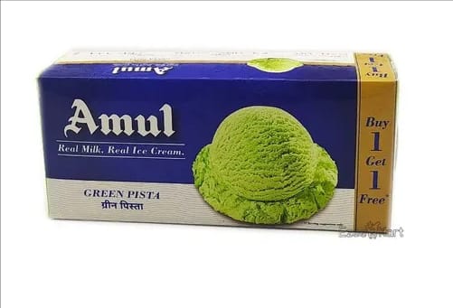 AMUL- GREEN PISTA 750 ML